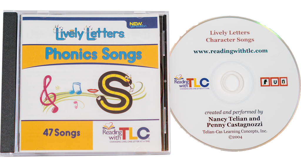 New Generation Lively Letters™ Phonics Songs CD with Lyrics Booklet ...
