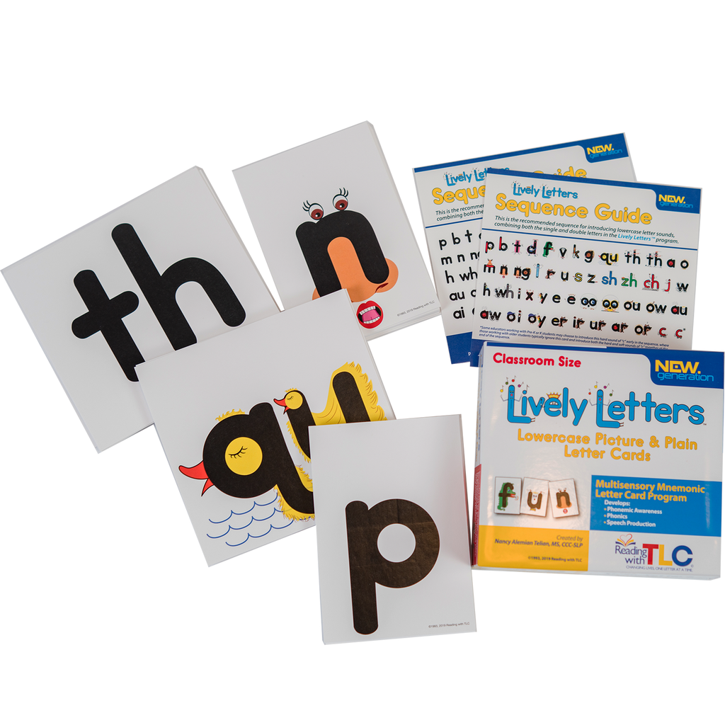 New Generation Lively Letters™ Class Size Lowercase Picture and Plain ...