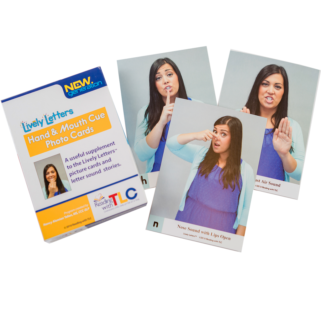 New Generation Lively Letters™ Hand & Mouth Cue Photo Cards – Reading ...