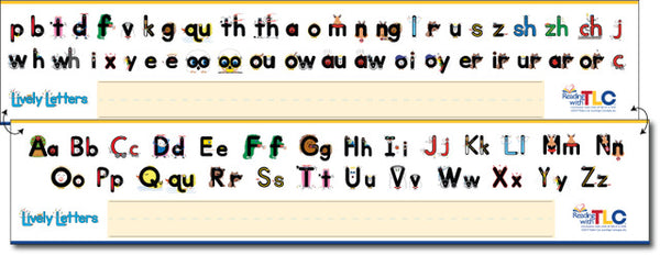 Printable Alphabet Desk Strip